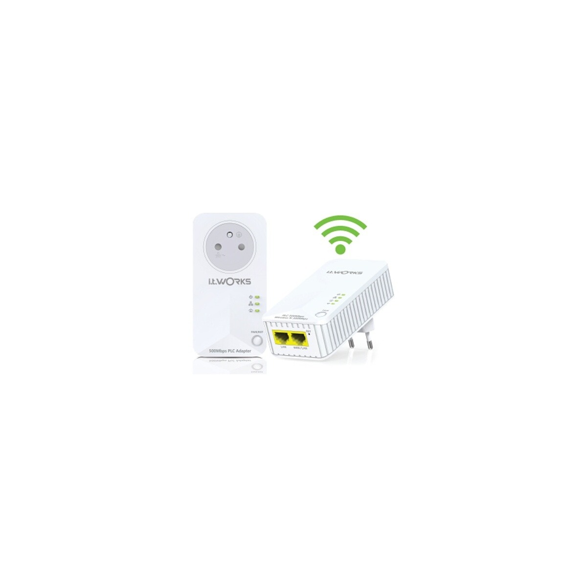 Kit réseau It Works KIT CPL WIFI 500 MBPS - DARTY Réunion
