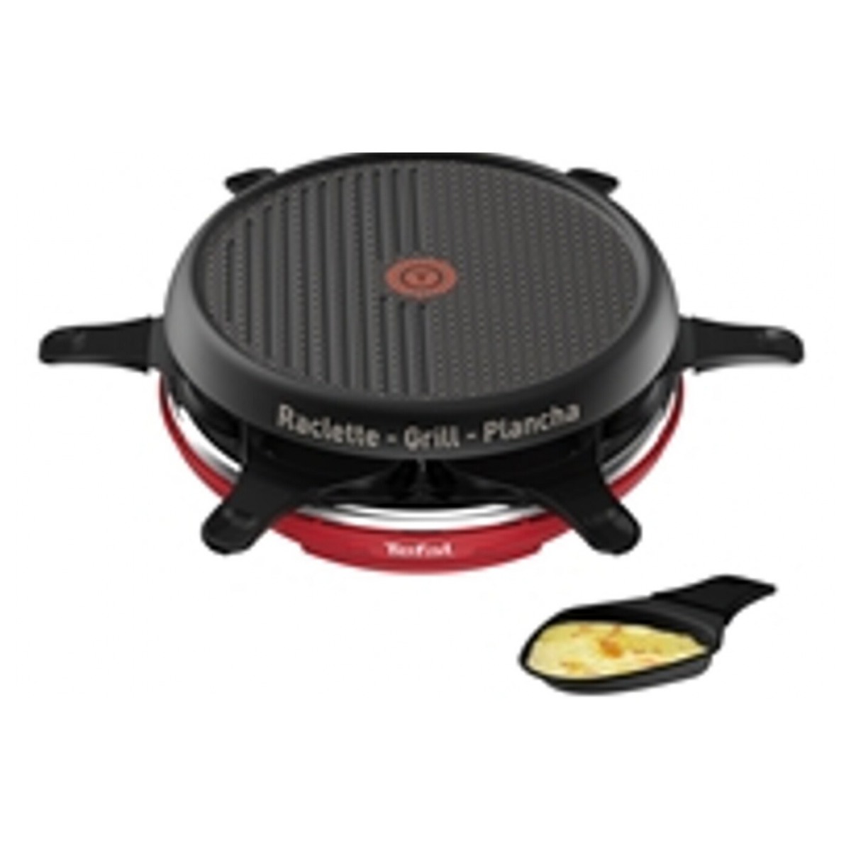 Raclette Tefal RACLETTE COLORMANIA GRILL PLANCHA 6 COUPELLES ROUG ...