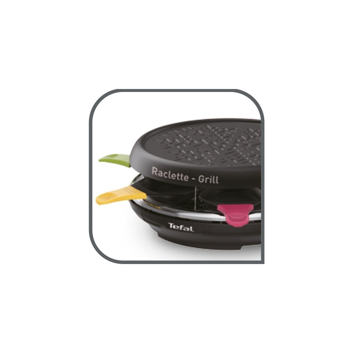 Raclette Tefal Raclette 6 personnes Tefal Colormania - DARTY Réunion