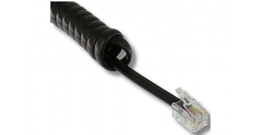 Câble téléphone fixe Lineaire CORDON COMBINE NOIR - DARTY Réunion